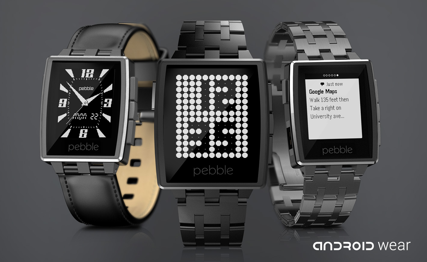 Pebble devient compatible avec Android Wear