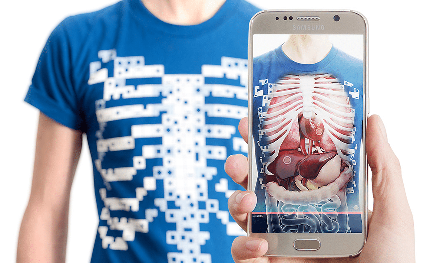 Virtuali-Tee, le t-shirt qui offre de la réalité augmentée