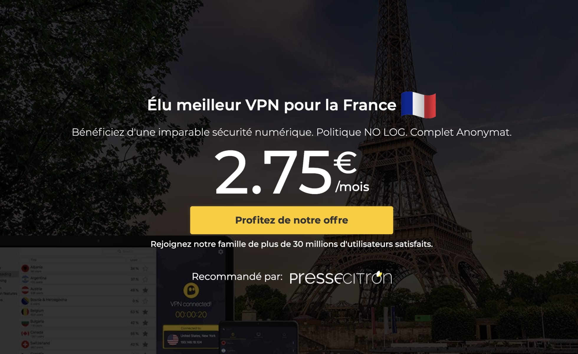 Bon plan : le VPN CyberGhost dévoile une offre exclusive à moins de 3€
